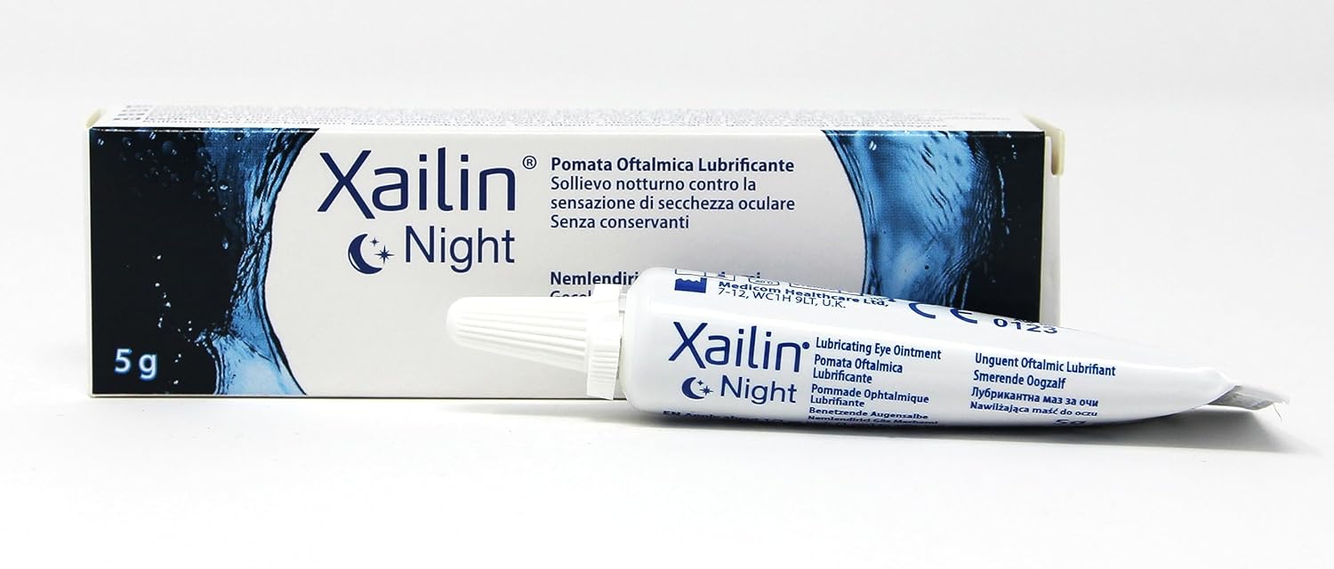 Xailin Night Lubricating Eye Ointment 5gram – Remedime Pharma Store